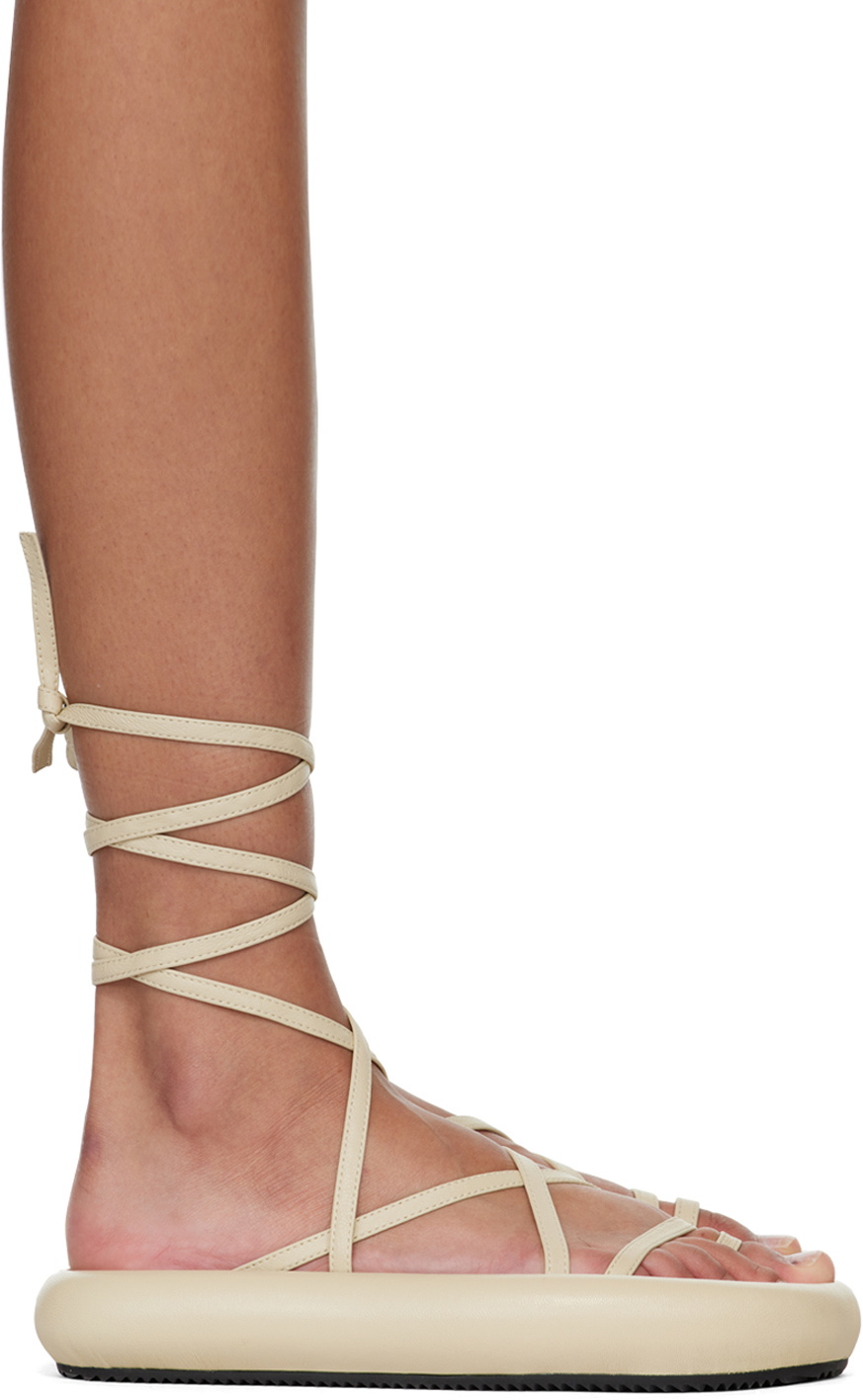 Isabel Marant Beige Omea Sandals Isabel Marant