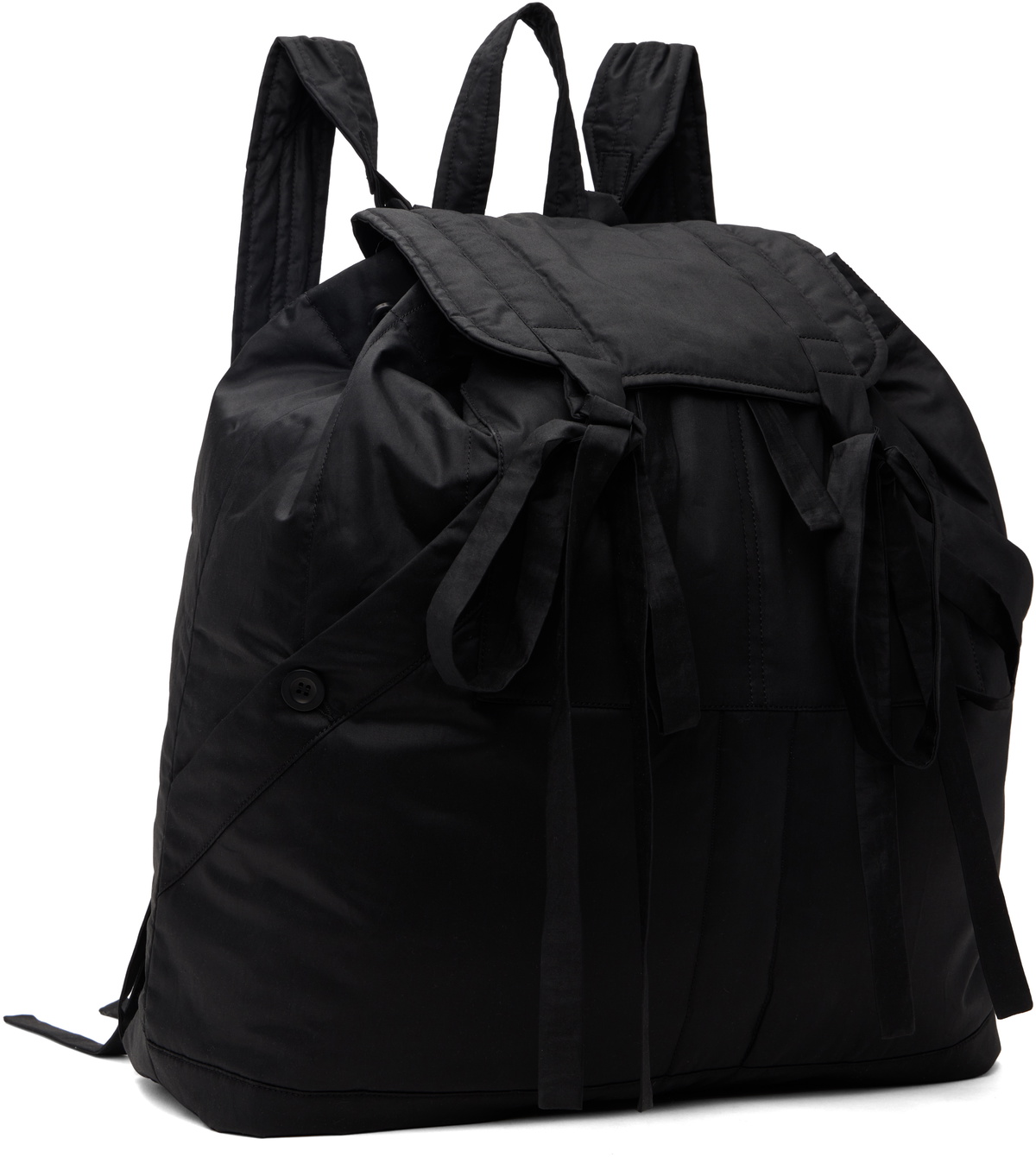 CASEY CASEY Black Mili Backpack CASEY CASEY