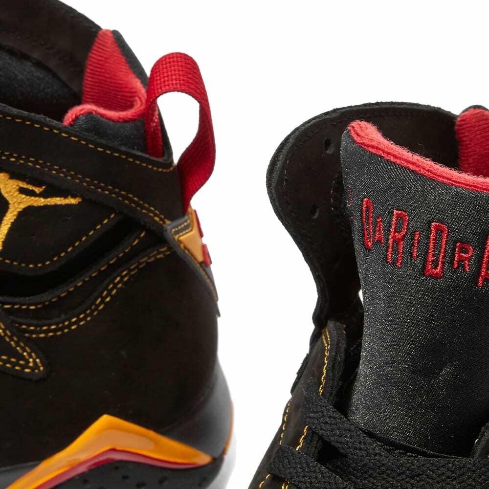 Air Jordan Men's 7 Retro Sneakers in Black/Citrus/Varsity Red Nike ...