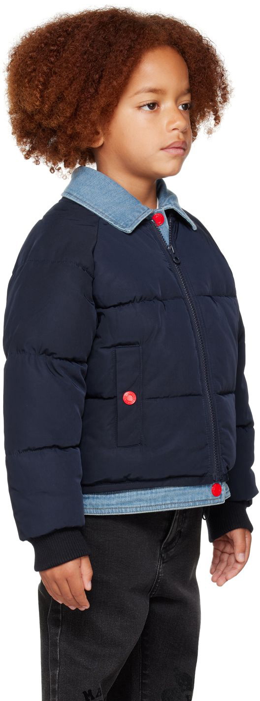 Marc Jacobs Kids Navy Layered Jacket Marc Jacobs