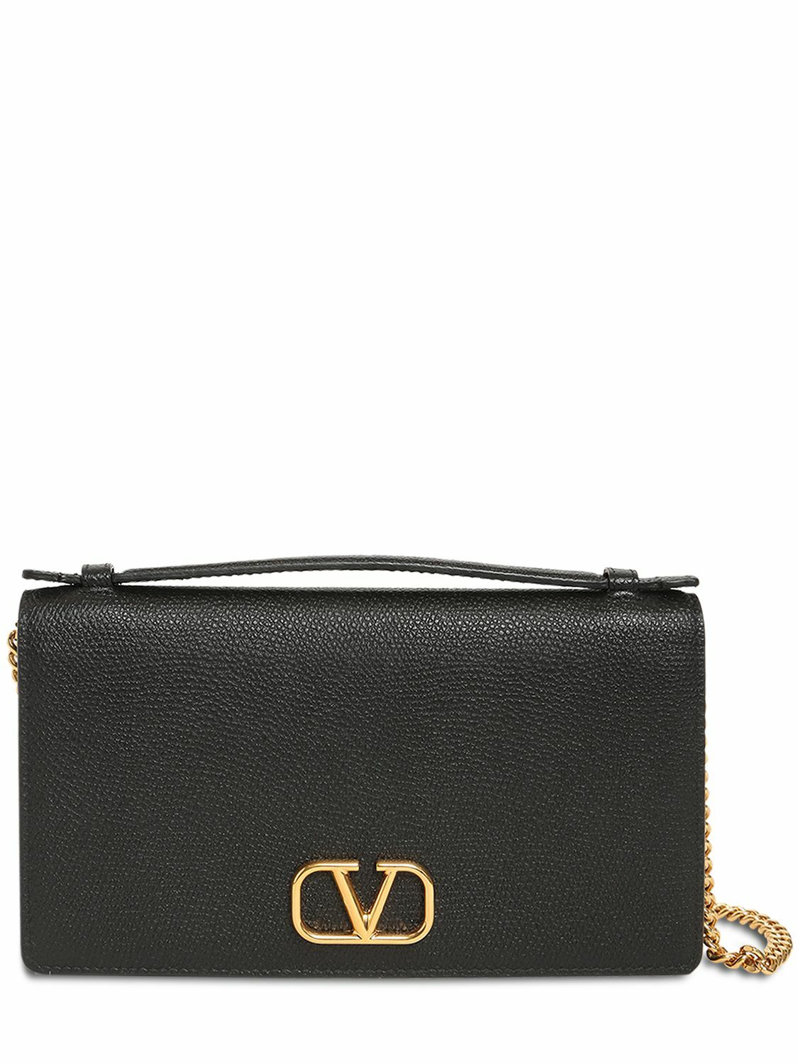 VALENTINO GARAVANI - V Logo Signature Wallet W/chain Valentino Garavani