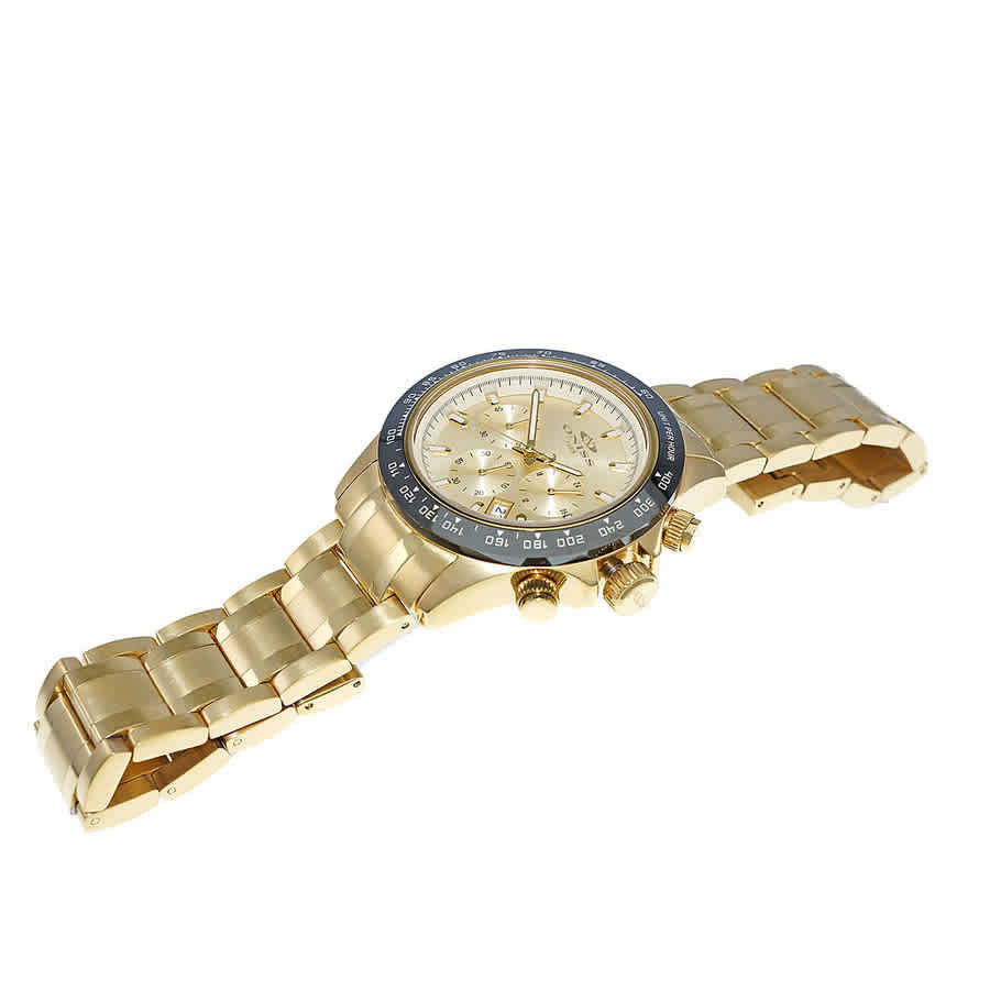 Oniss ONZ6612 Chronograph Tachymeter Gold-tone Dial Mens Watch ON6612 ...