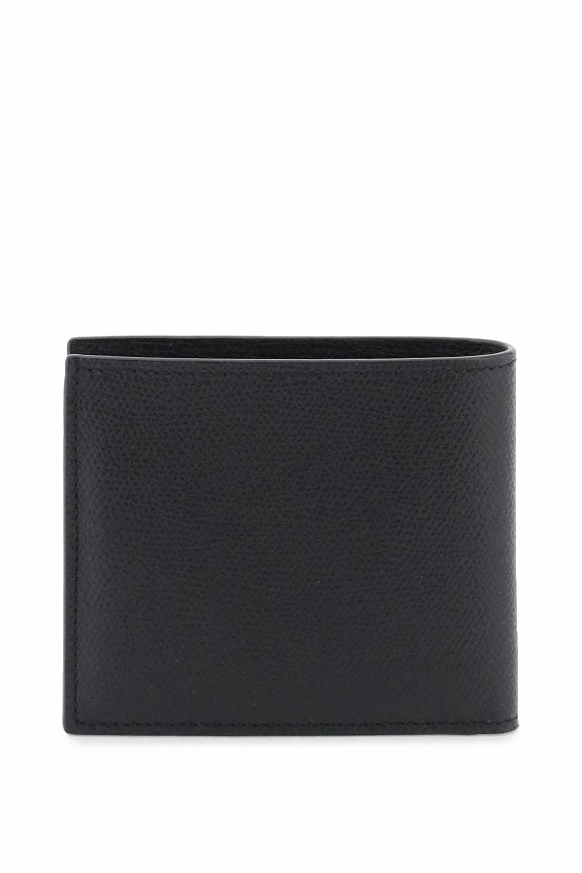 VALEXTRA leather bifold wallet Black Valextra