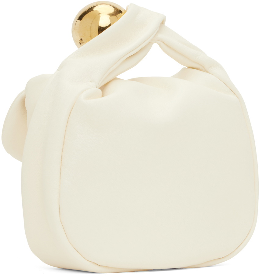 Jil Sander White Small Sphere Pouch Jil Sander