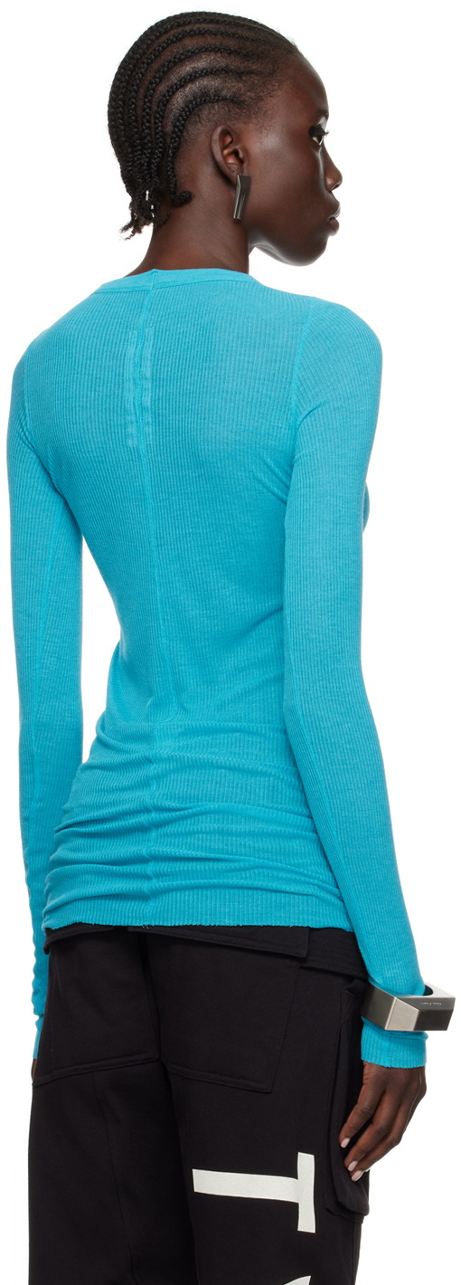 Rick Owens SSENSE Exclusive Blue KEMBRA PFAHLER Edition Long Sleeve T ...