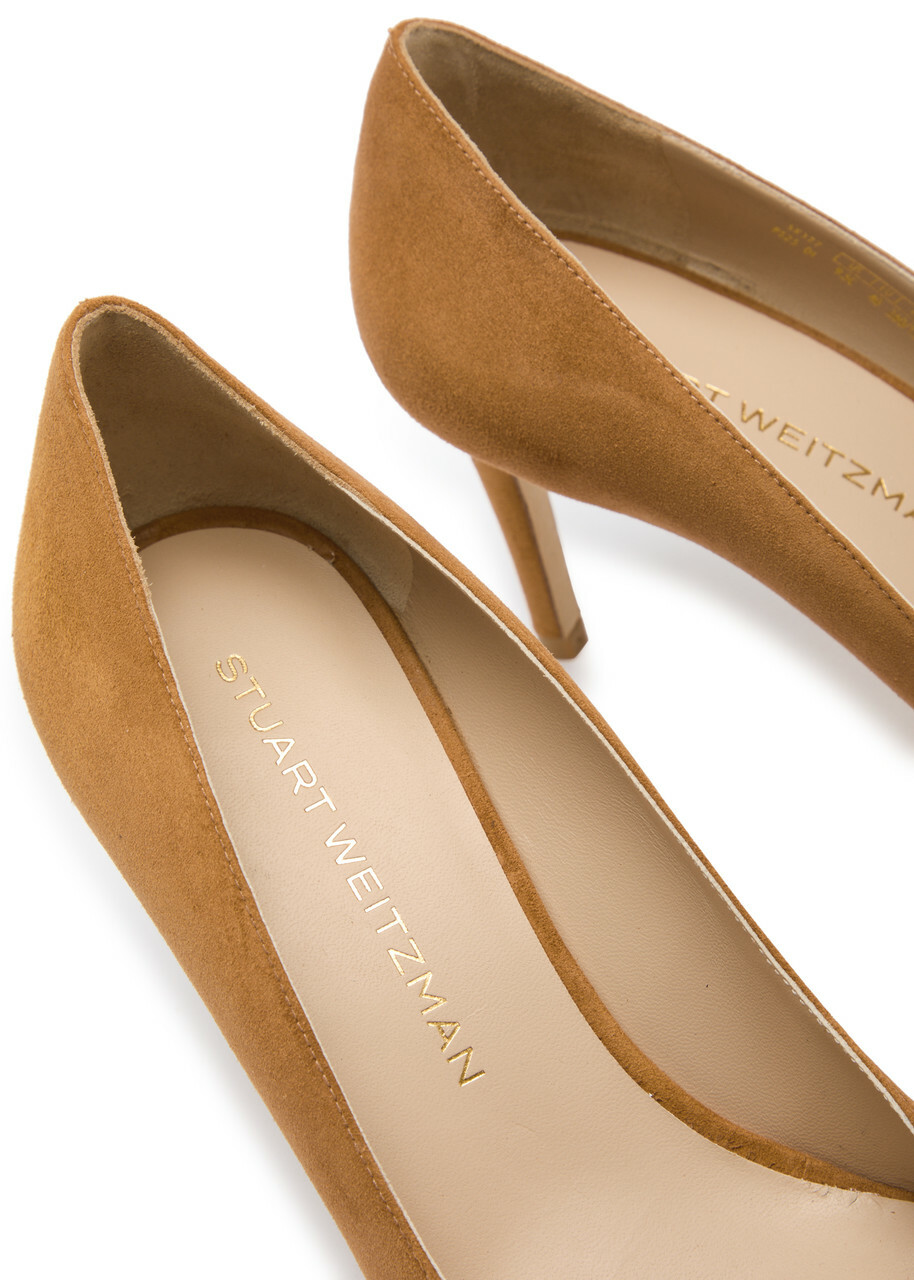 Stuart Weitzman Stuart Power 75 Suede Pumps Stuart Weitzman