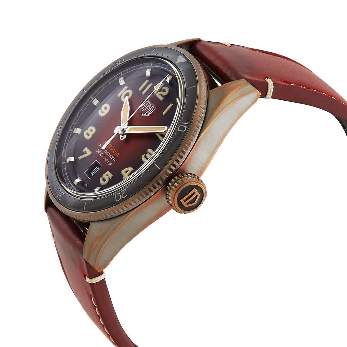 Tag Heuer Autavia Automatic Red Dial Mens Watch WBE5192.FC8300 TAG Heuer