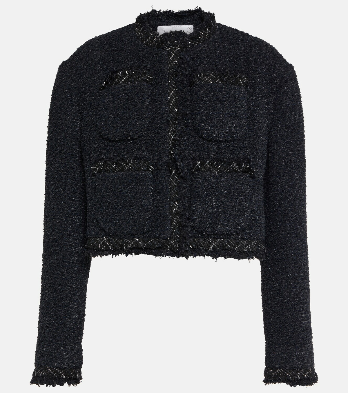Sacai - Cropped tweed jacket Sacai