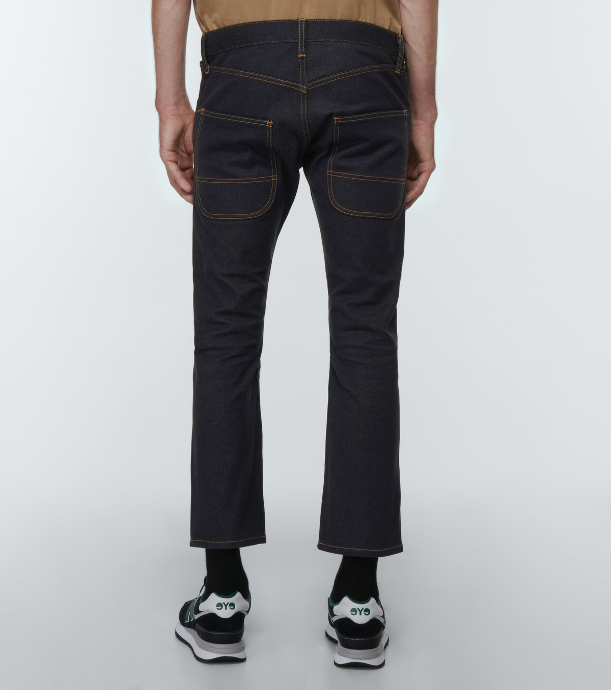 Junya Watanabe - Patchwork slim jeans Junya Watanabe