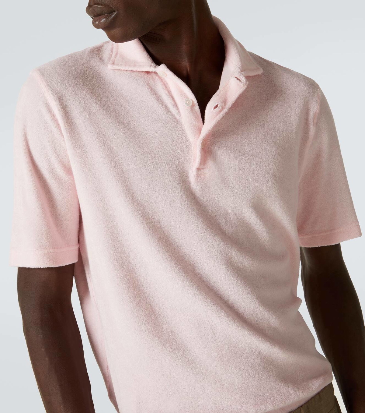 Fedeli Cotton terry polo shirt Fedeli