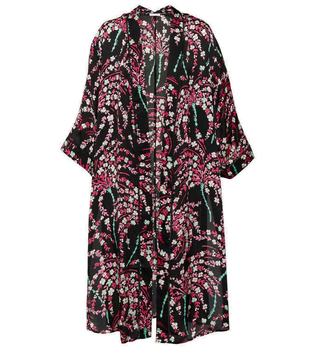 Poupette St Barth Erica printed robe Poupette St Barth