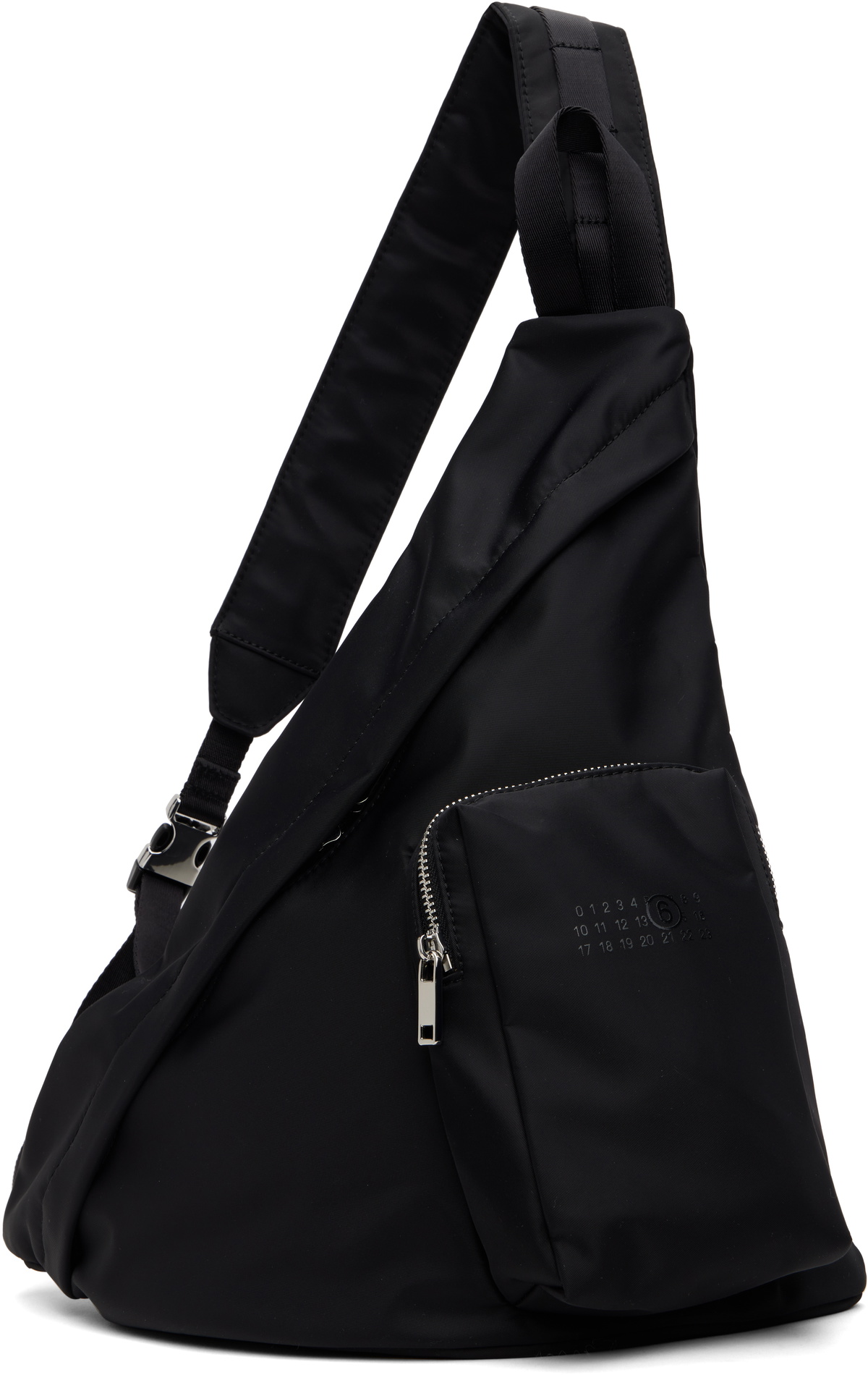 MM6 Maison Margiela Black Triangle Sling Backpack MM6 Maison Margiela