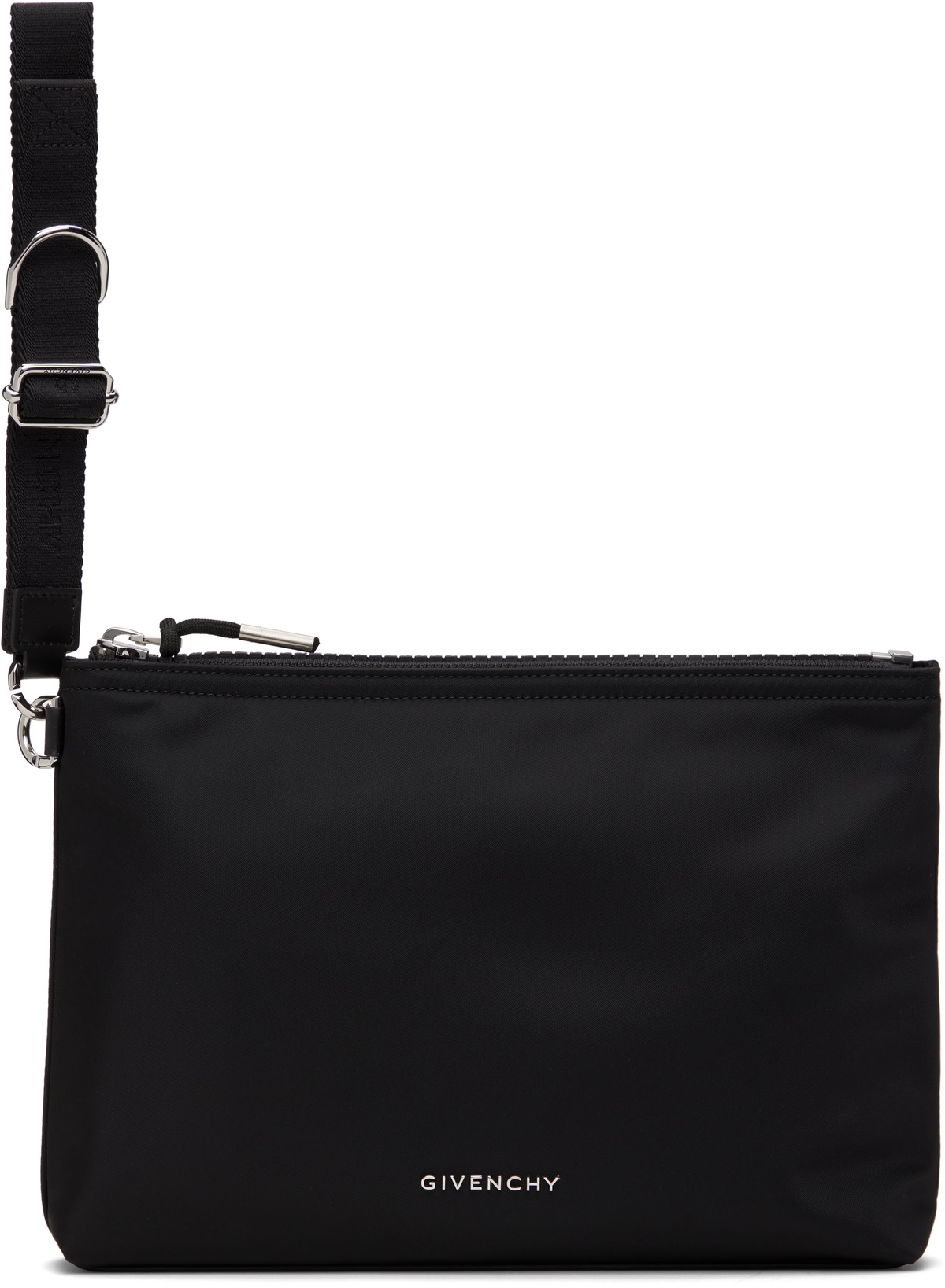 Givenchy Black Voyou Nylon Pouch Givenchy