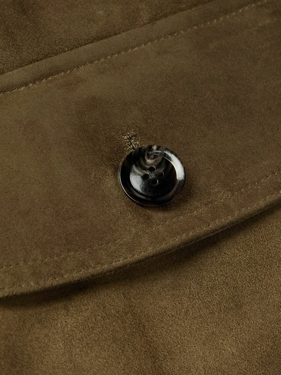 TOM FORD - Suede Field Jacket - Brown TOM FORD