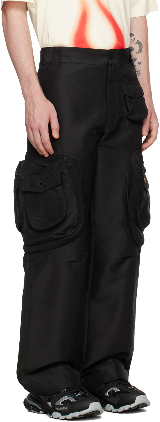 Heron Preston Black Ex-Ray Cargo Pants Heron Preston
