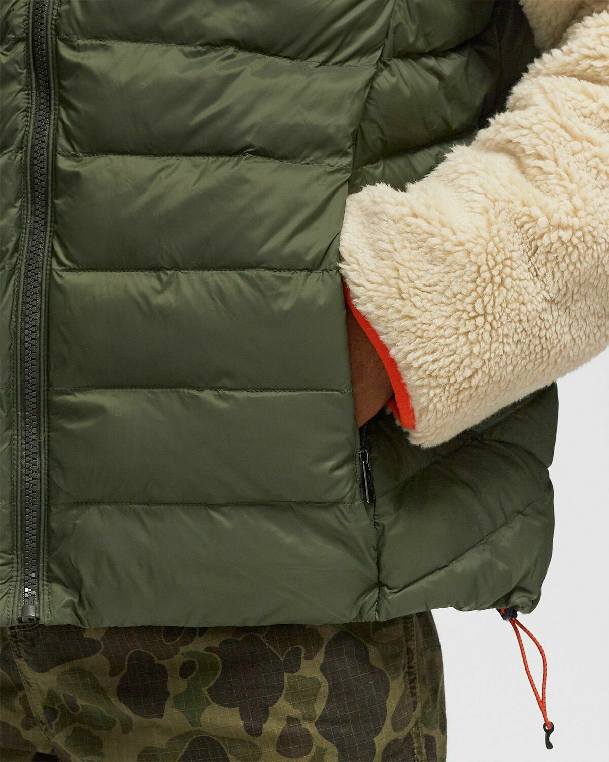 Polo Ralph Lauren Terra Hd Jacket Insulated Bomber Green/Beige Down ...