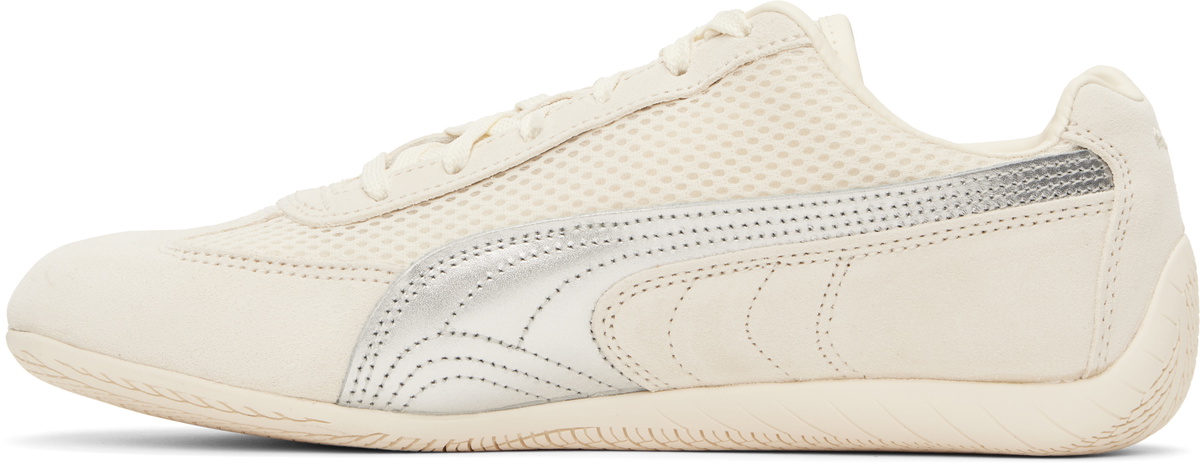 PUMA Beige & Silver Speedcat Premium Sneakers Puma