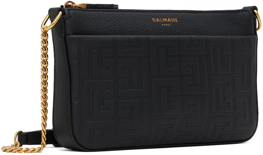 Balmain Black 1945 Soft Zipped Mini Bag Balmain Balmain Black 1945 Soft Zipped Mini Bag Balmain