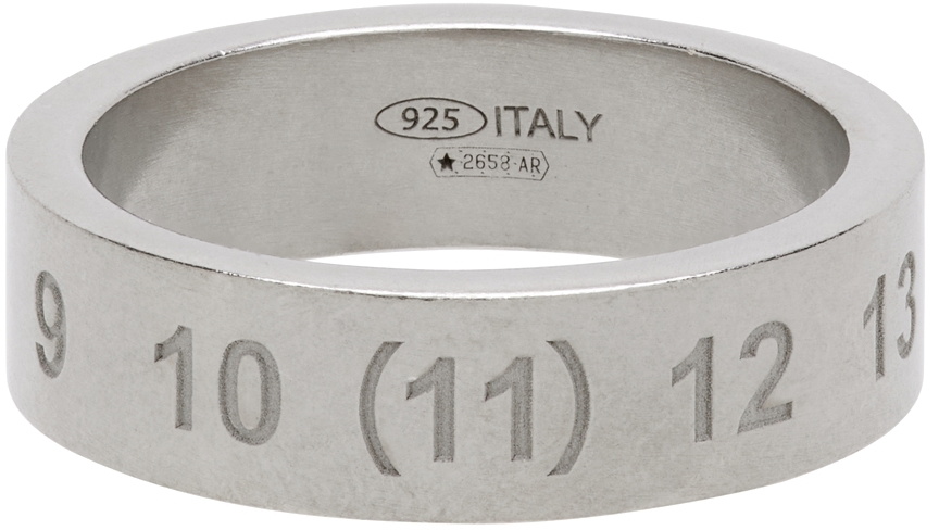 Maison Margiela Silver Numbers Ring Maison Margiela