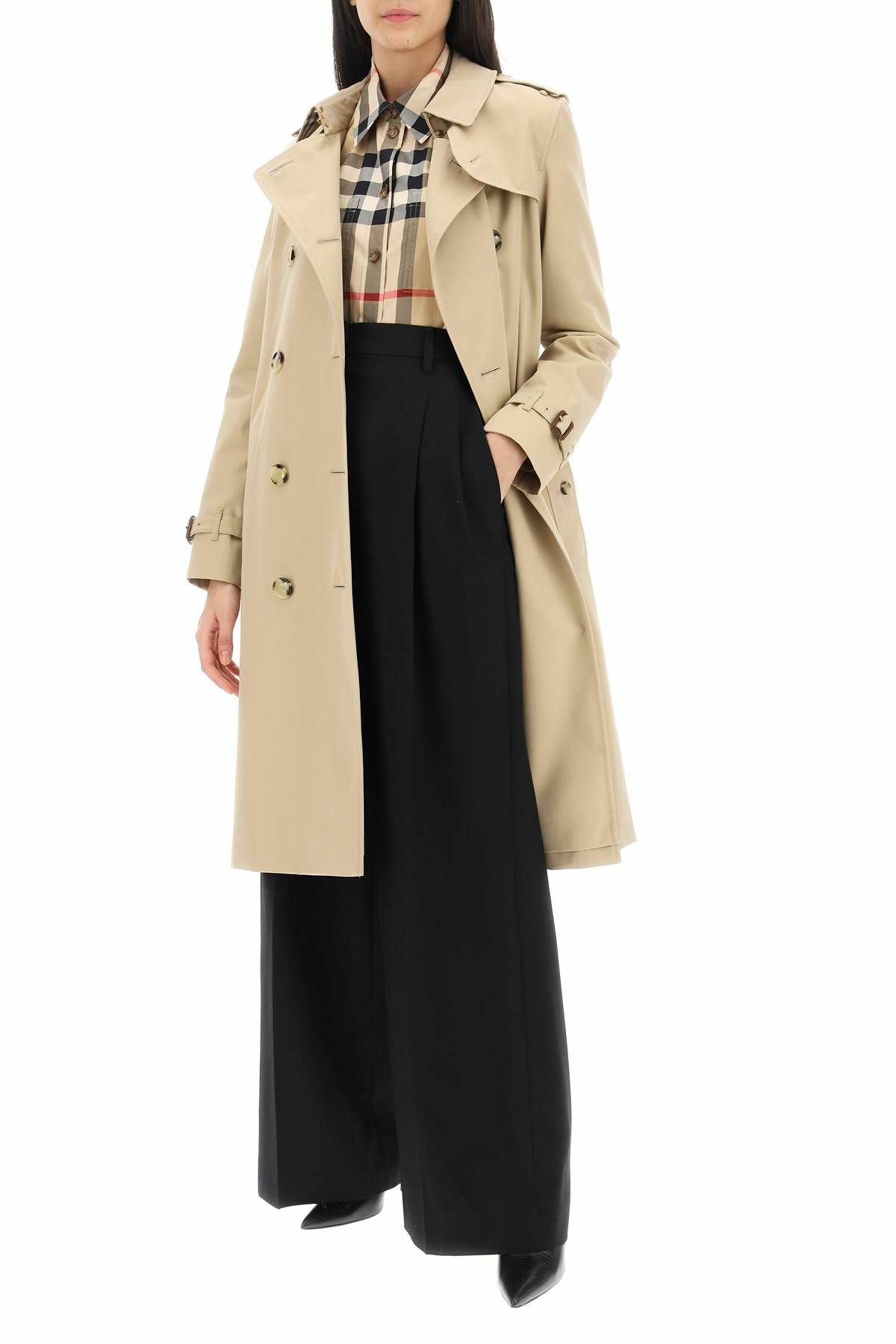 BURBERRY long kensington heritage trench coat Beige Burberry