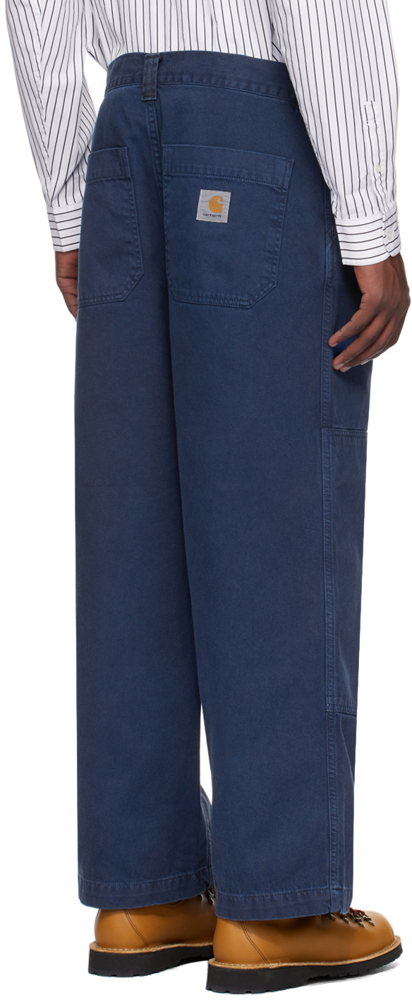 Carhartt Work In Progress Blue Garrison Trousers Carhartt WIP