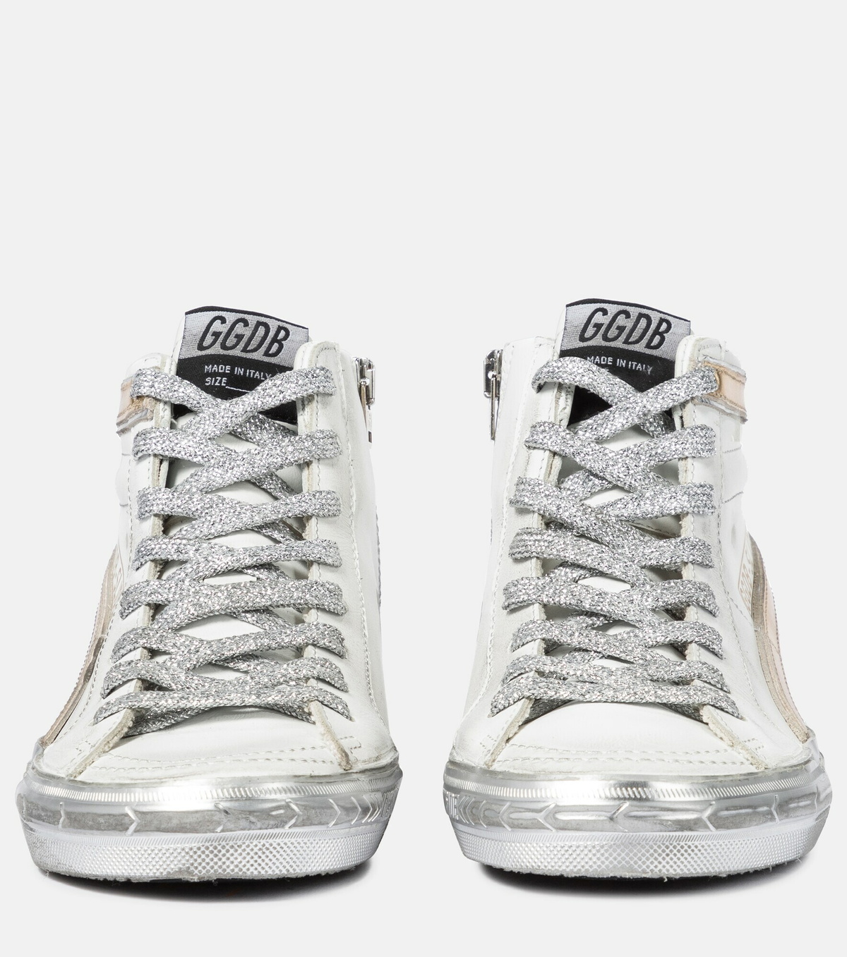 Golden Goose - Slide metallic leather sneakers Golden Goose Deluxe Brand