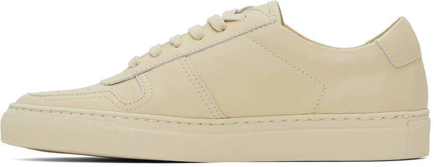 Common Projects Beige BBall Low Sneakers Common Projects