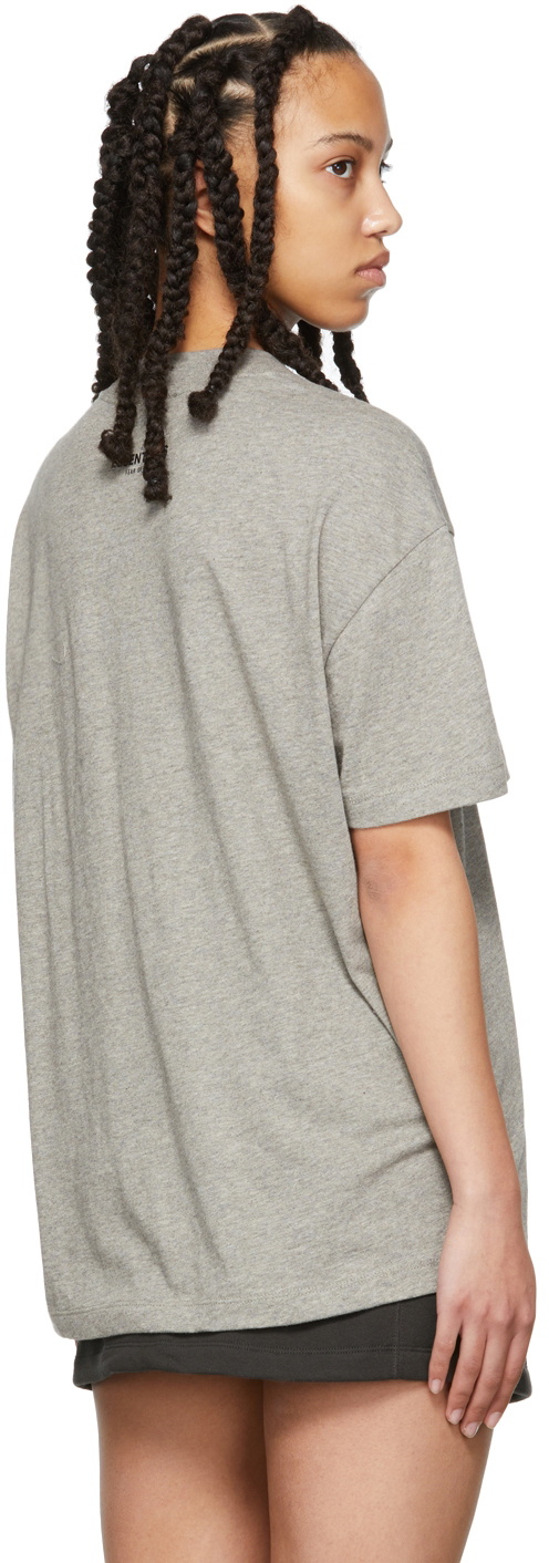 Fear of God ESSENTIALS Three-Pack Grey Jersey T-Shirts Fear Of God ...