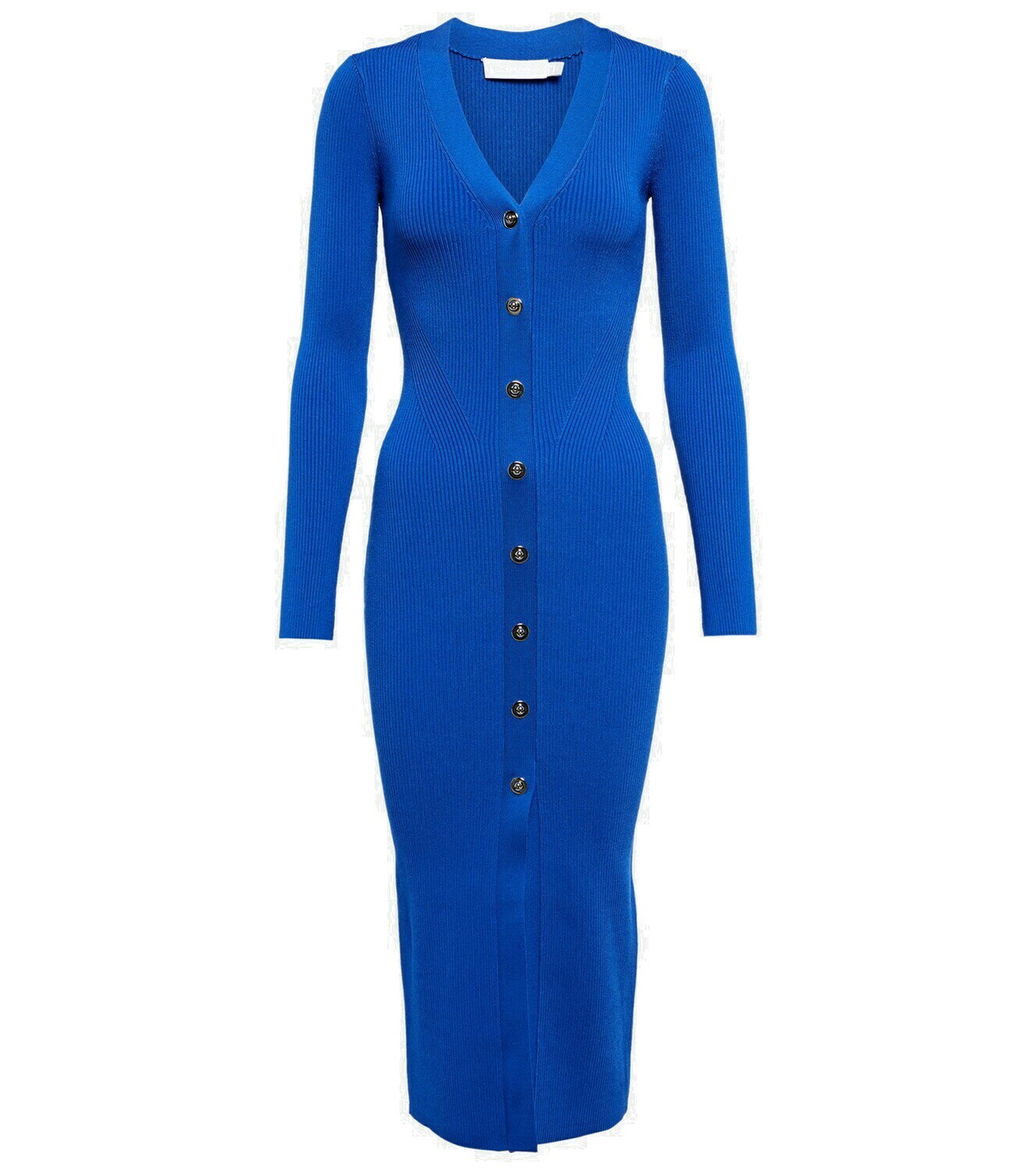 Simkhai - Ribbed-knit rayon-blend midi dress Simkhai