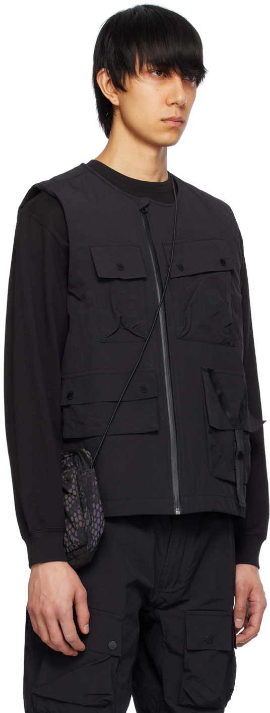 Maharishi Black Cargo Vest Maharishi