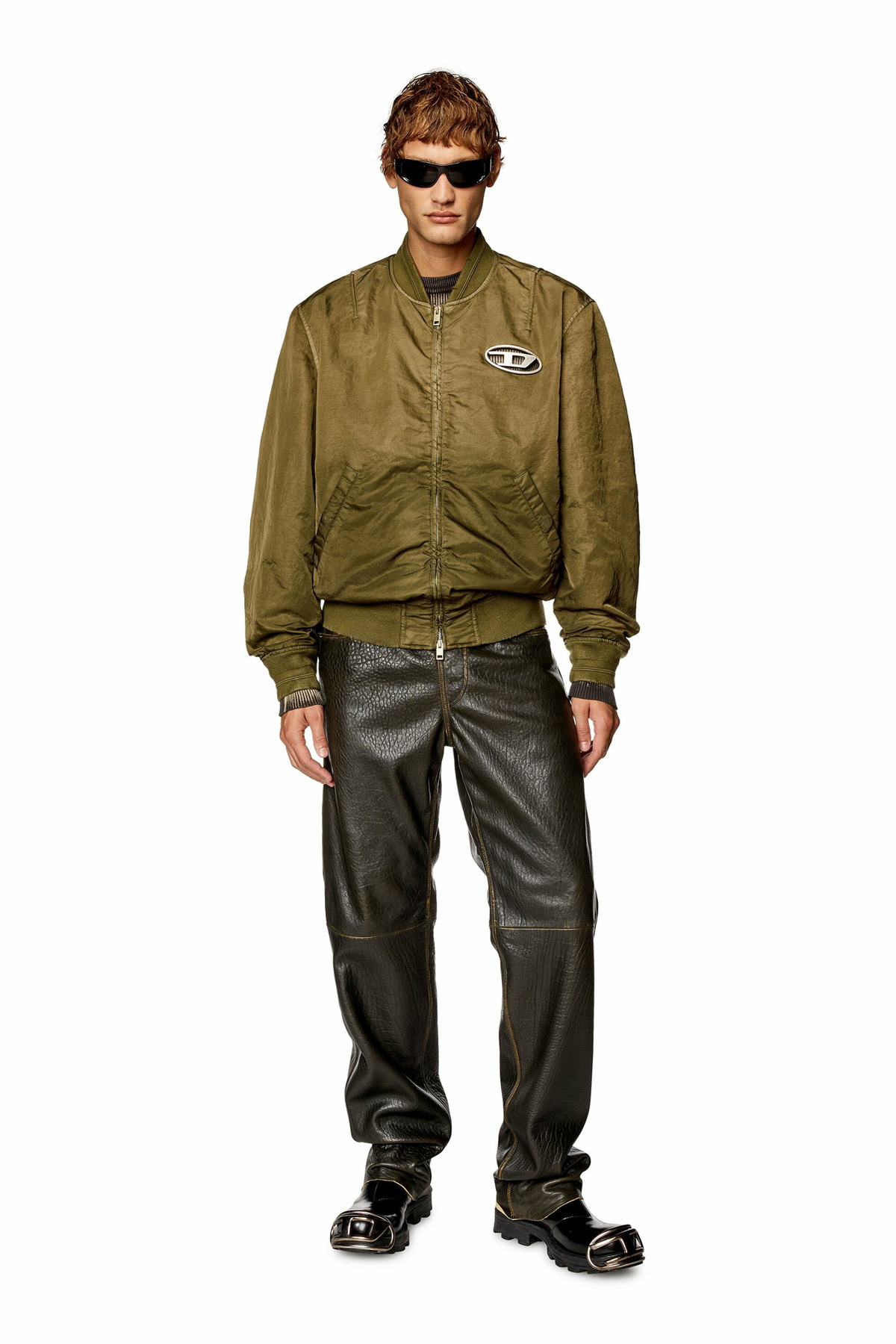 Diesel D-Hammer-Leather Chelsea boots with Oval D toe caps - Boots Mens ...