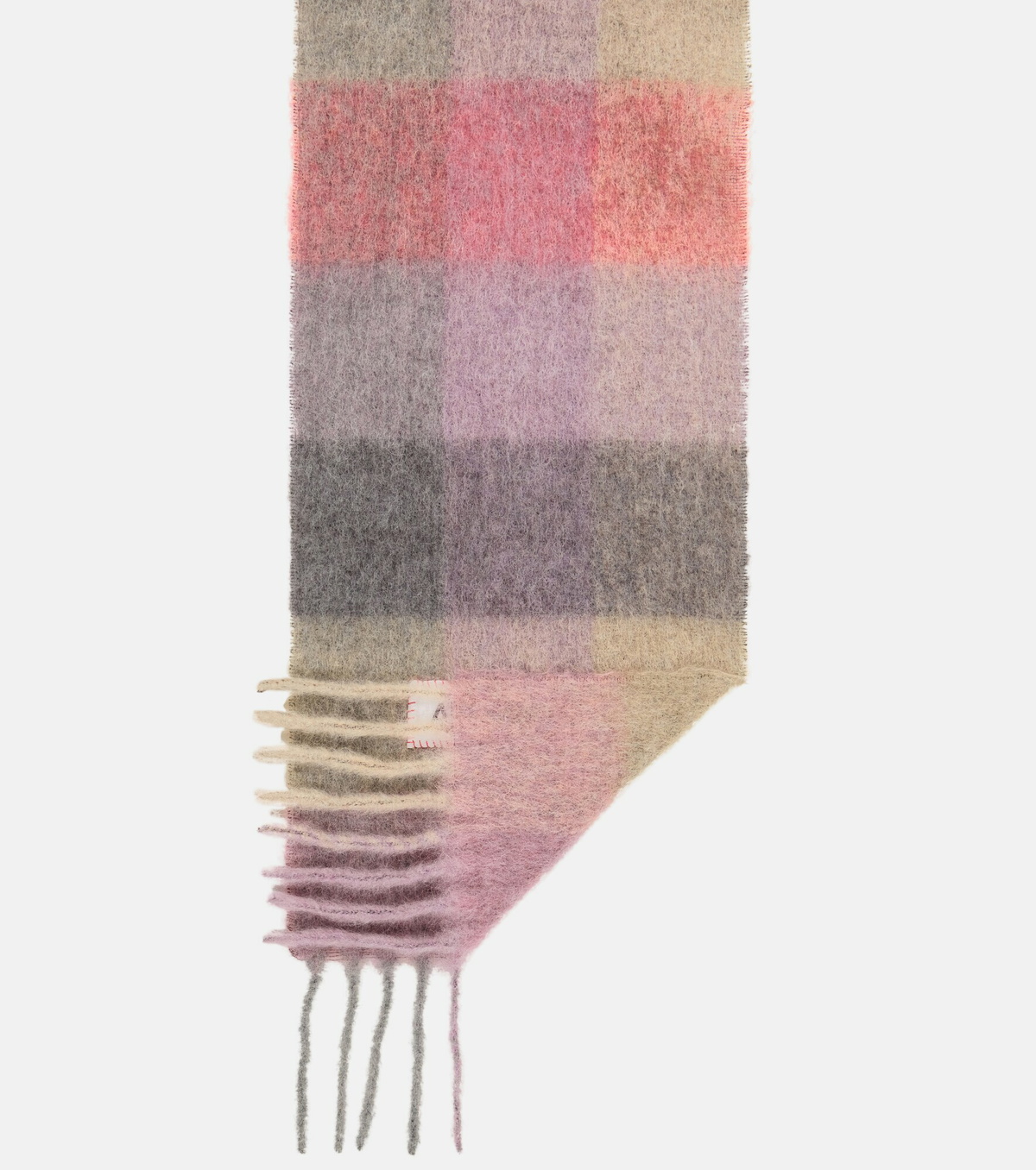 Acne Studios - Checked alpaca wool-blend scarf Acne Studios