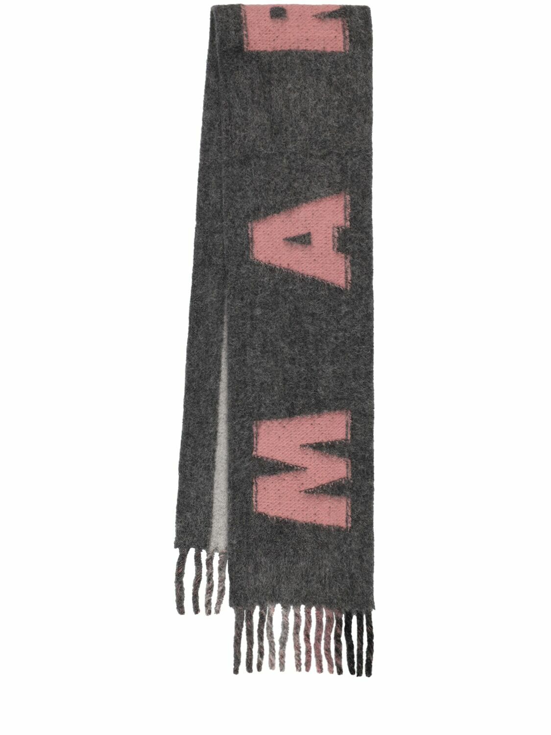 MARNI Logo Wool Blend Scarf Marni