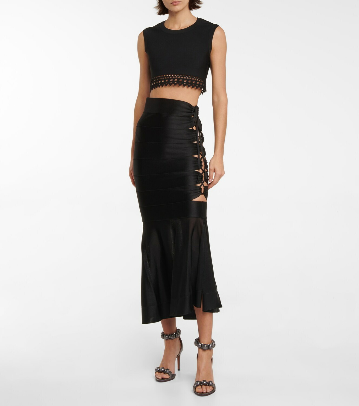 Alaïa Cutout crop top ALAÏA