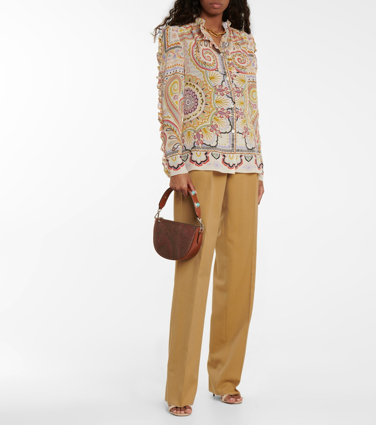 Etro - Ruffled silk blouse Etro