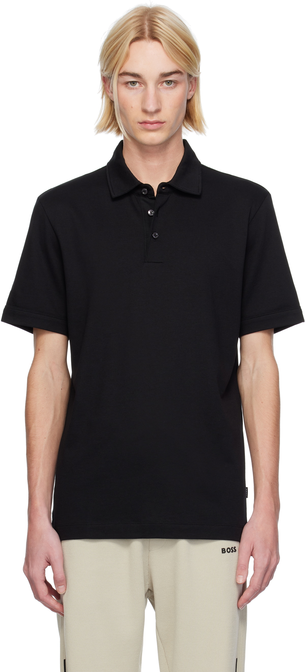 BOSS Black Three-Button Polo BOSS