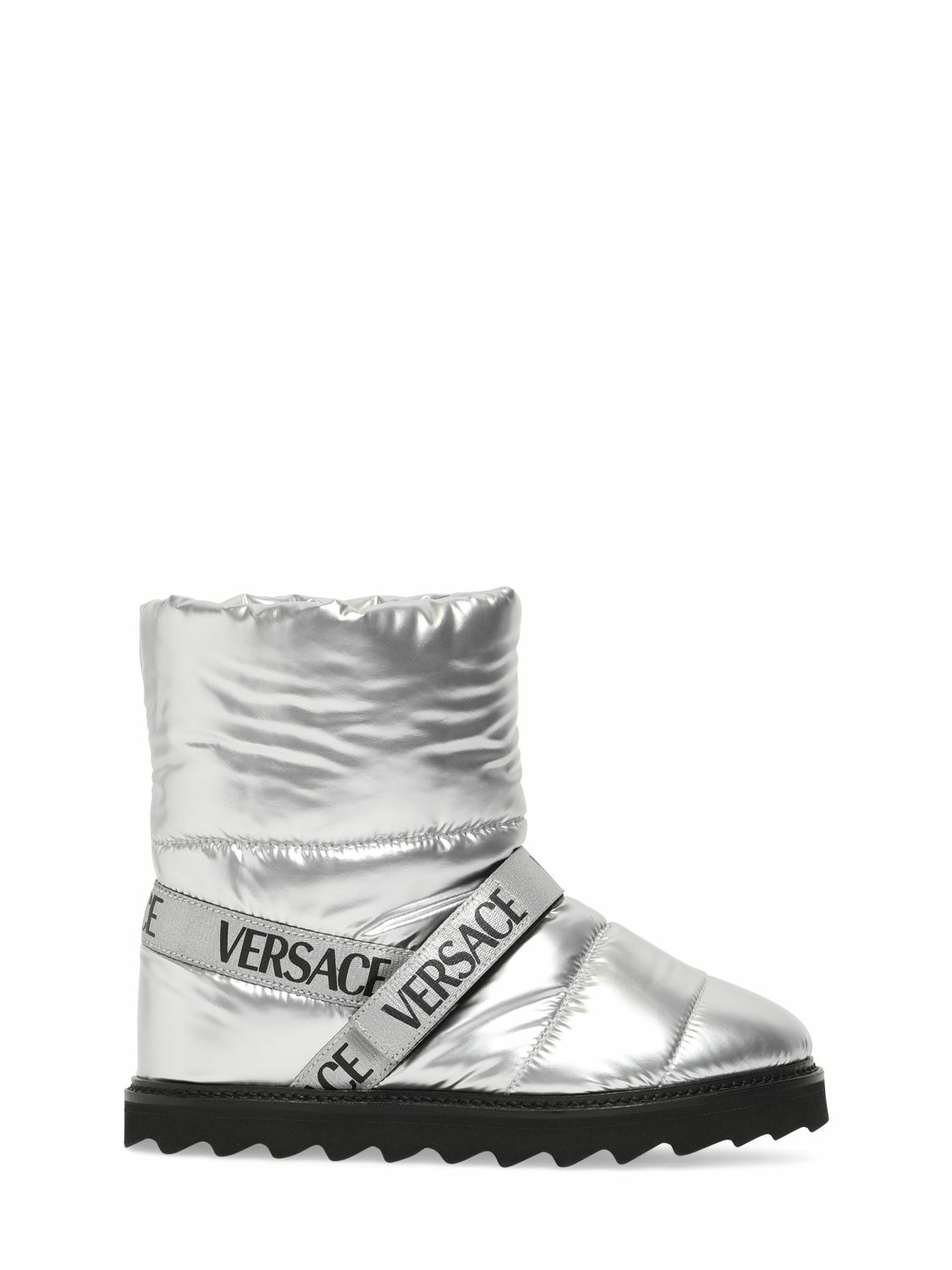 VERSACE Logo Quilted Nylon Snow Boots Versace