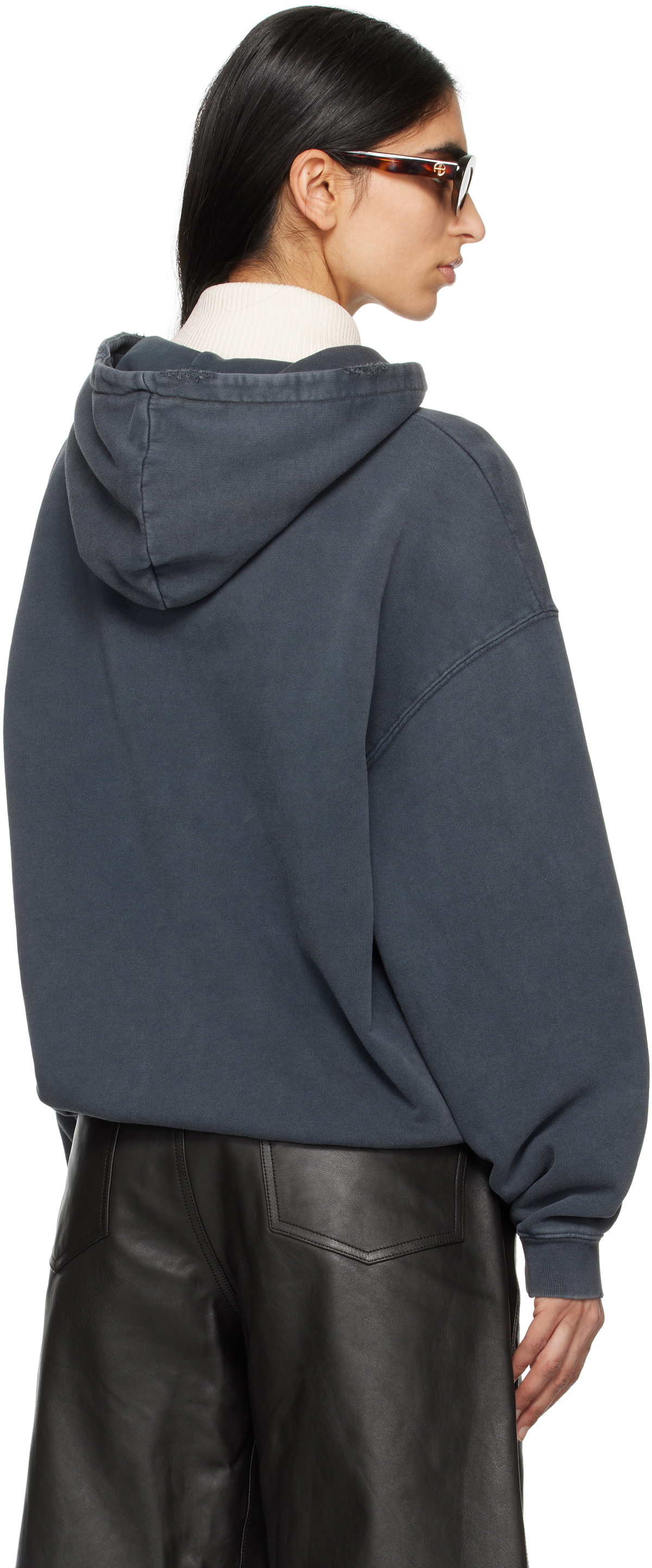 ANINE BING Black Harvey Hoodie ANINE BING