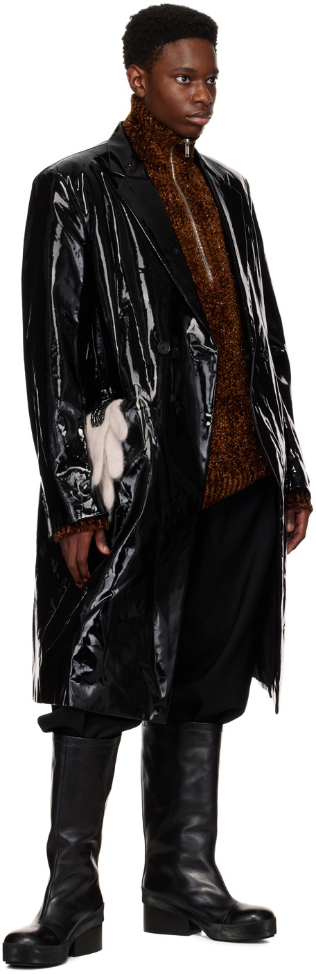 Raf Simons Brown Reversible Sweater Raf Simons