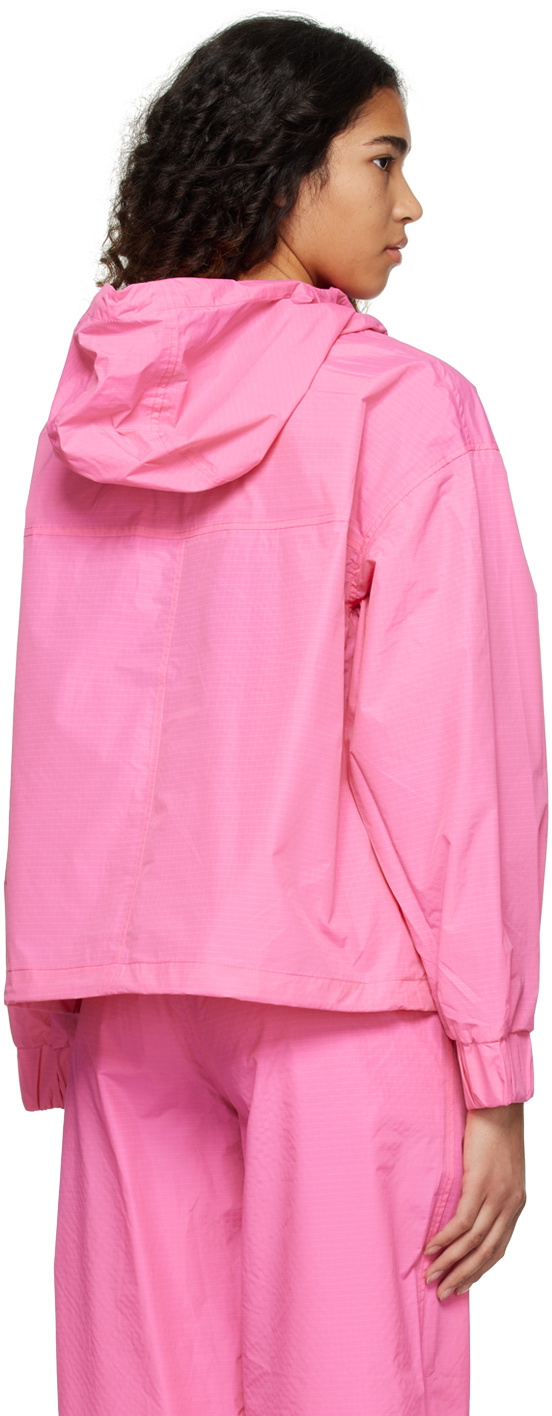 GANNI Pink Hooded Jacket GANNI