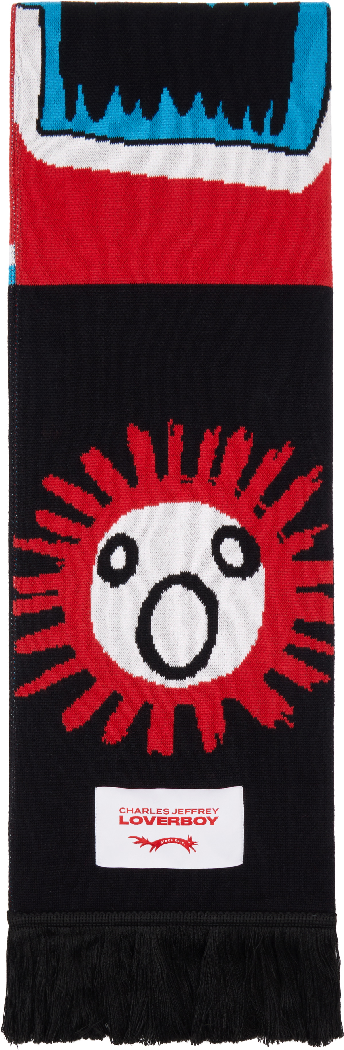 Charles Jeffrey LOVERBOY Multicolor Football Scarf Charles Jeffrey Loverboy