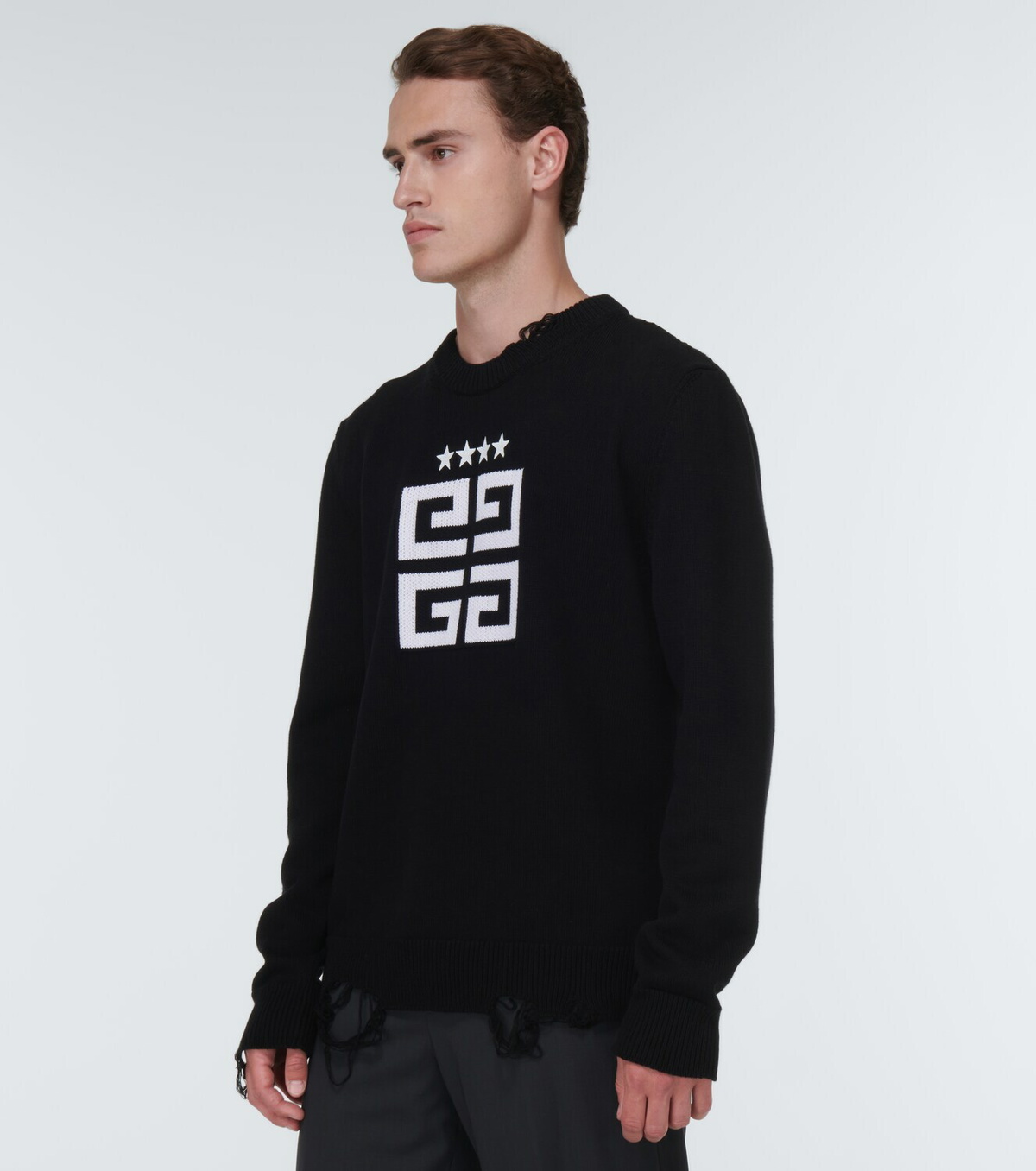 Givenchy Intarsia logo cotton sweater Givenchy