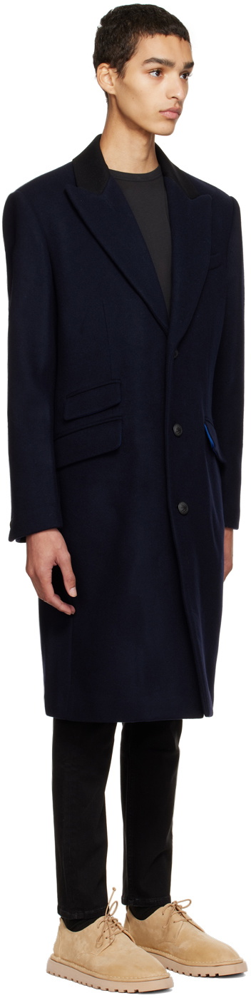rag & bone Navy Cambridge Coat Rag and Bone