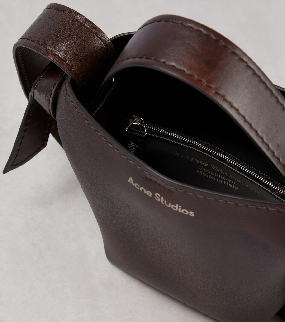 Acne Studios Musubi Mini leather shoulder bag Acne Studios