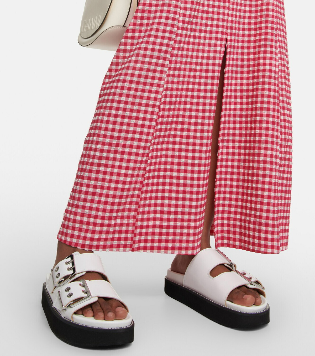 Ganni - Leather sandals GANNI