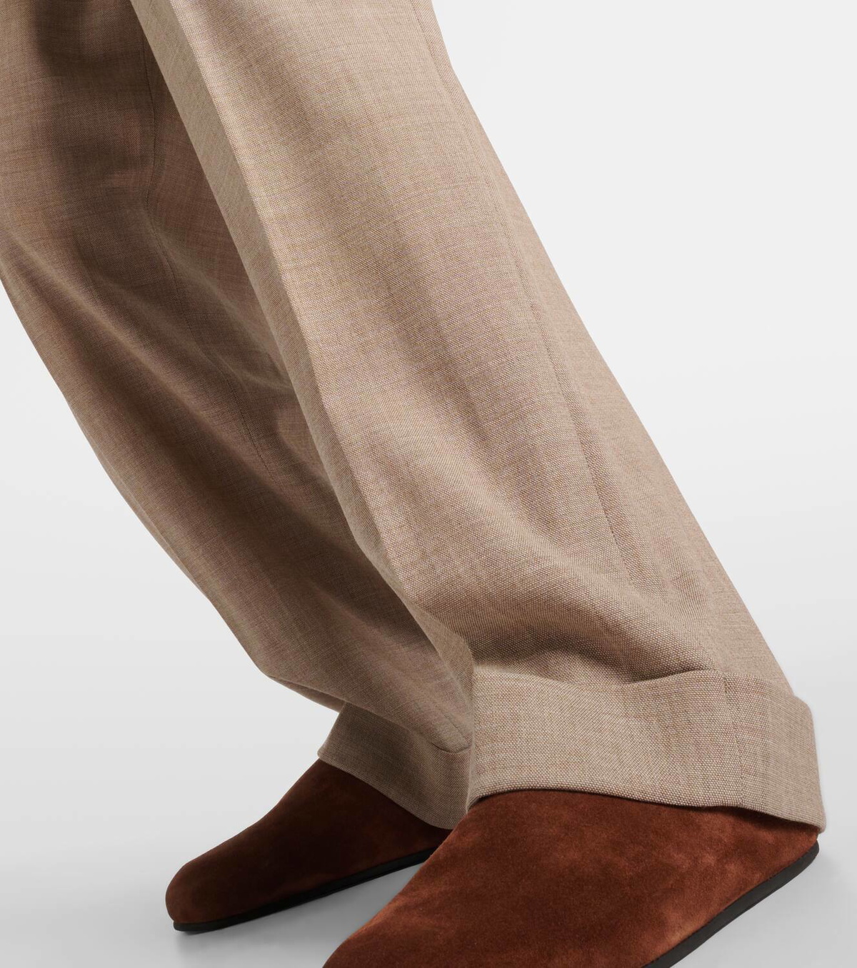 The Row Tor virgin wool wide-leg pants The Row