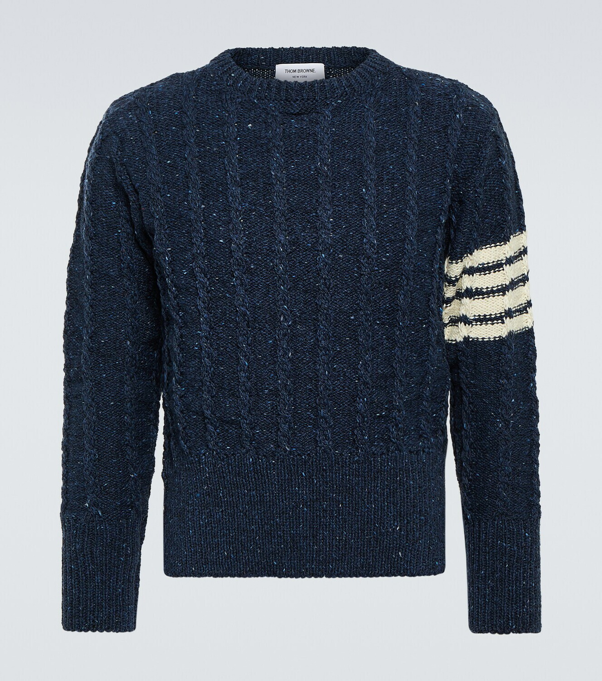Thom Browne Cable-knit wool and mohair sweater Thom Browne