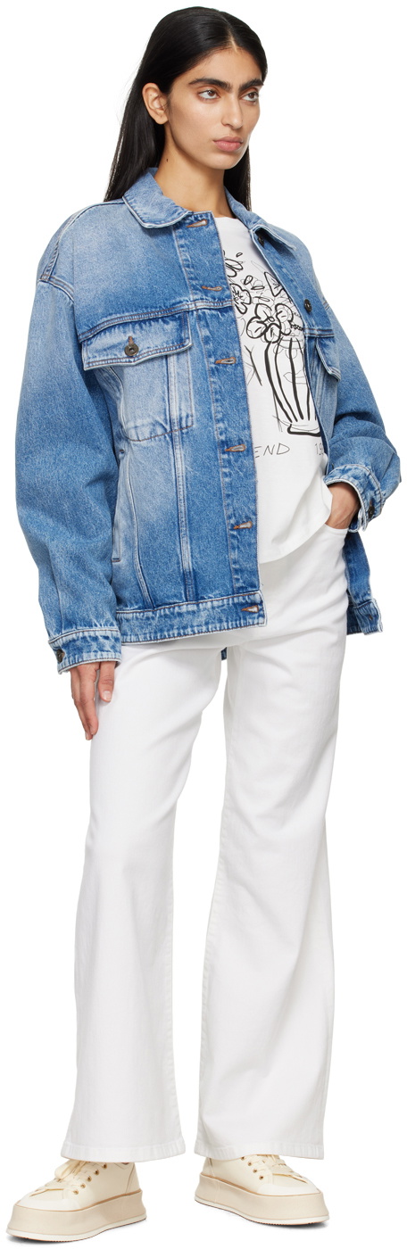 Weekend Max Mara Blue Pio Denim Jacket Weekend Max Mara