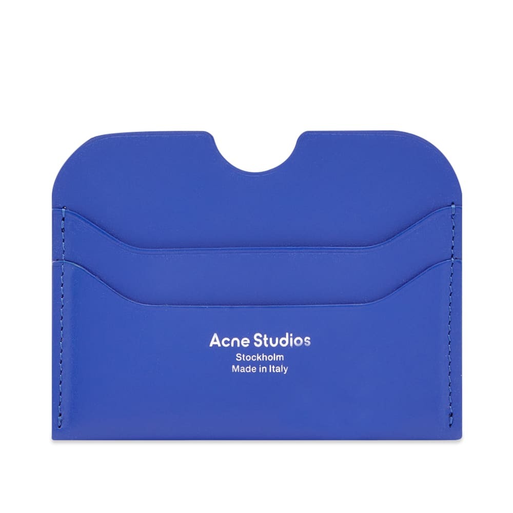 Acne Studios Men's Elmas Large S Card Holder in Blue Acne Studios