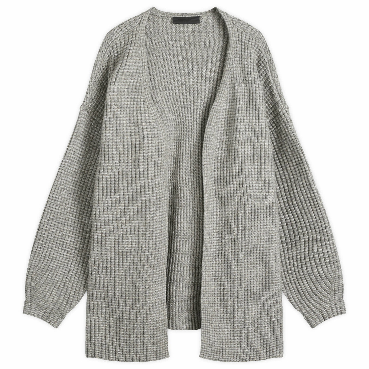 FEAR OF GOD ESSENTIALS Women's Knit Long Cardigan in Dark Heather Fear ...